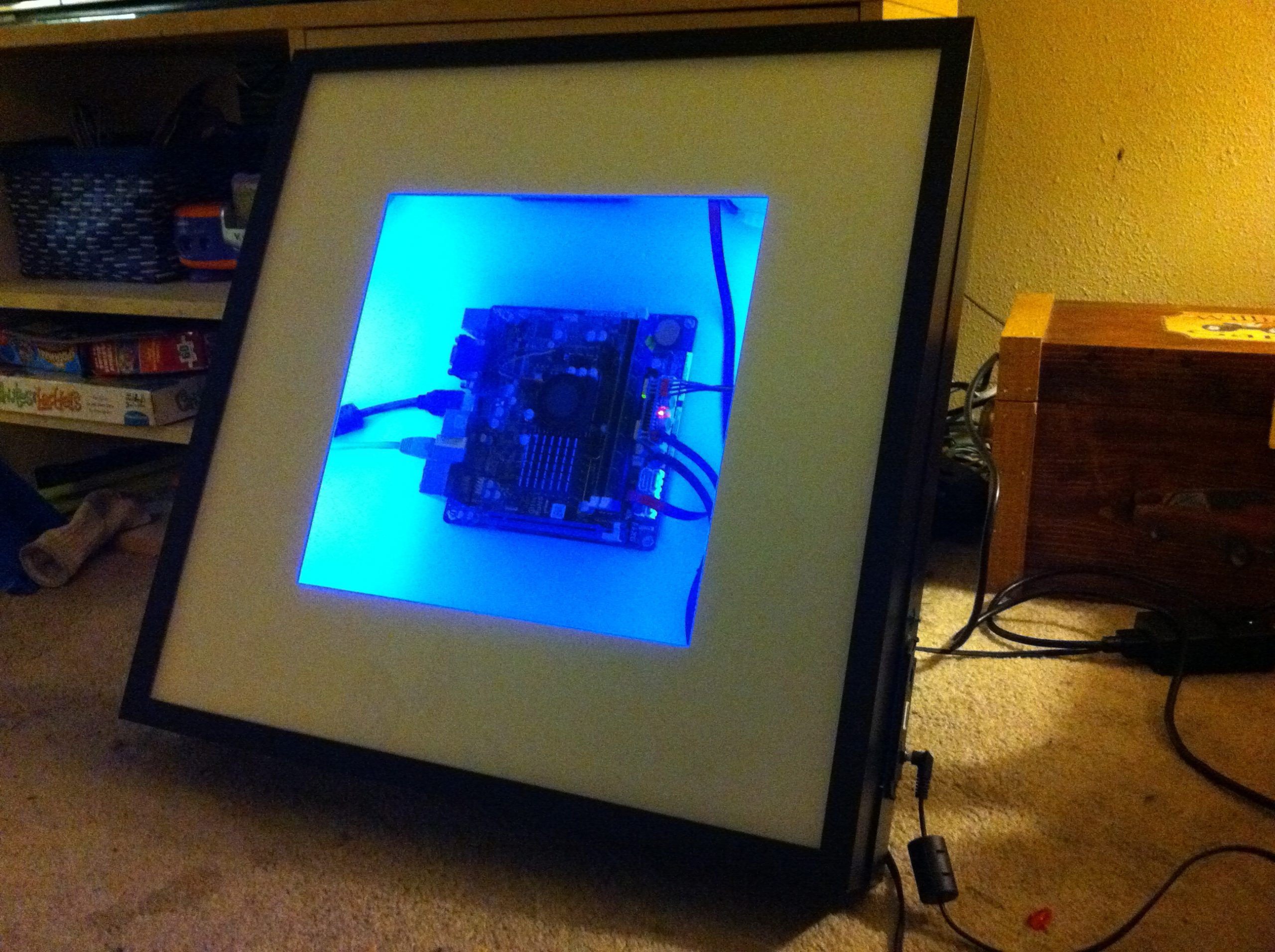How to build a raspberry pi picture frame media pc